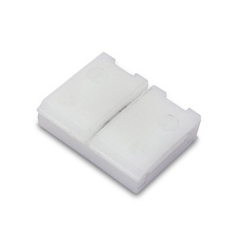 Conector simple monocolor 2 pin tiras led 8mm I-TEC