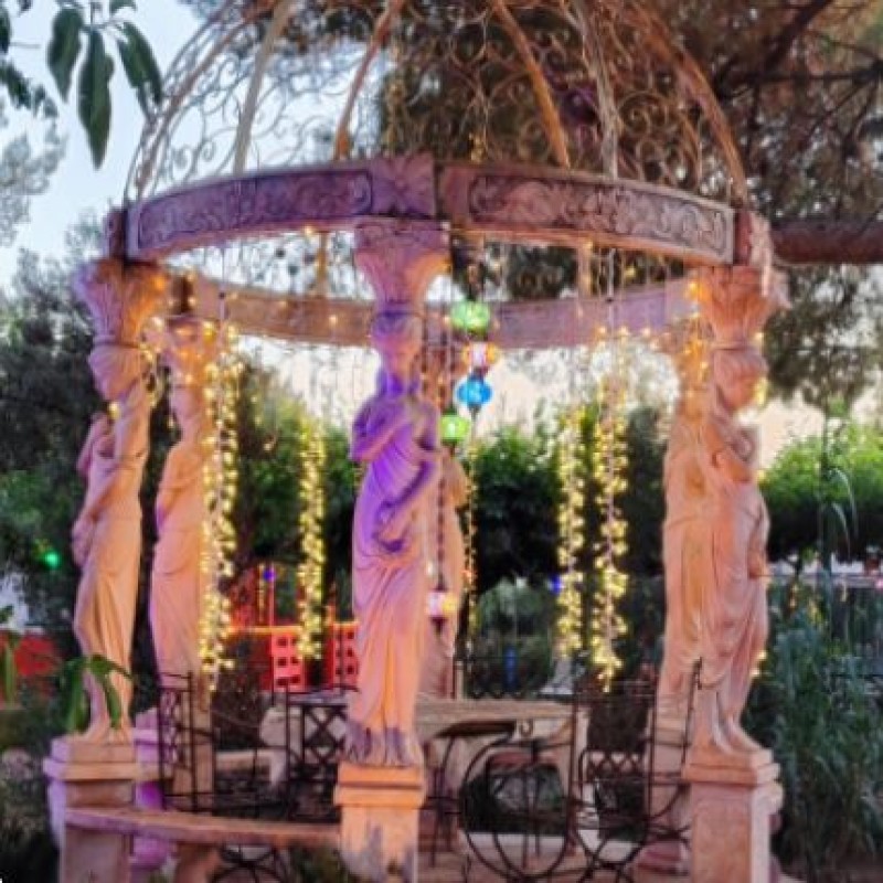 Cluster LED blanco + Flash cable blanco IP44 Vaelza